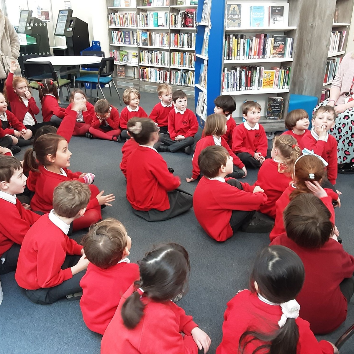 Marlow Church of England Infant School - Ladybird Class Library Visit